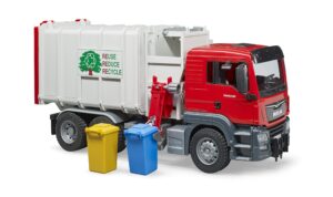 bruder man tgs side loading garbage truck vehicles-toys