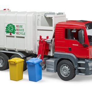 Bruder Man Tgs Side Loading Garbage Truck Vehicles-Toys