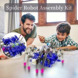 AITREASURE DIY Spider Robot Building Kits Assemble Educational Scientific Robot Toys Robot Spider Toys Kids Gift STEM Toy