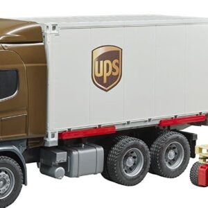 Bruder 03581 Scania R-Series Ups Logistics Truck with Forklift Vehicles