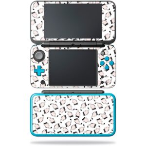 mightyskins skin compatible with nintendo new 2ds xl - raining cats | protective, durable, and unique vinyl decal wrap cover | easy to apply, remove, and change styles | made in the usa