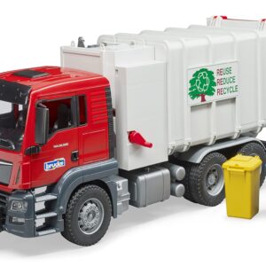 Bruder Man Tgs Side Loading Garbage Truck Vehicles-Toys