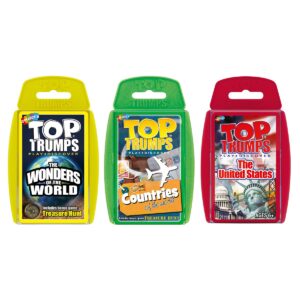 explore our world top trumps card game bundle