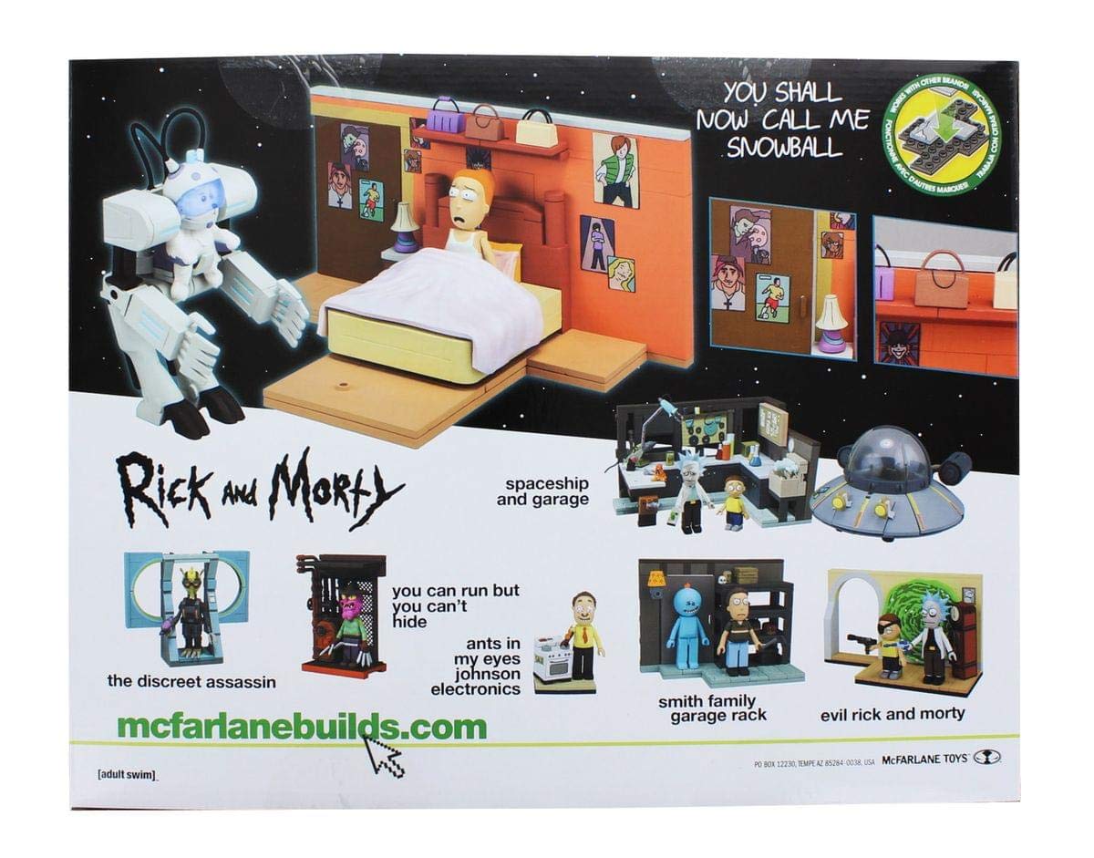 McFarlane Toys Rick & Morty You Shall Now Call Me Snowball Medium Construction Set Building Set