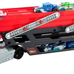 Hot Wheels Mega Hauler and 4 Cars Set