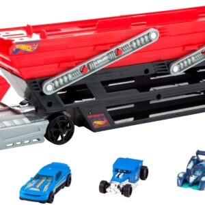 Hot Wheels Mega Hauler and 4 Cars Set