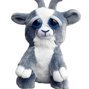 Feisty Pets Junkyard Jeff Adorable Plush Stuffed Goat That Turns Feisty with a Squeeze