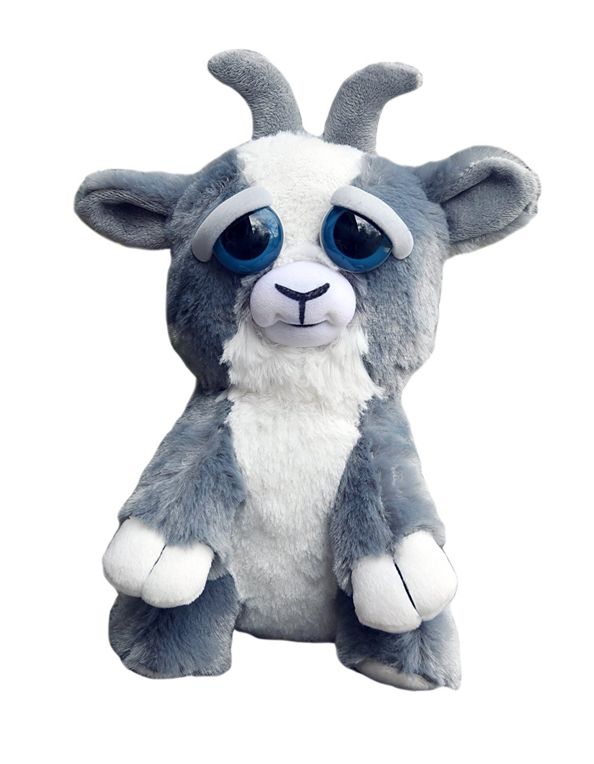 Feisty Pets Junkyard Jeff Adorable Plush Stuffed Goat That Turns Feisty with a Squeeze