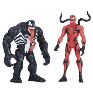 marvel venom, venom and carnage action figures, collectible action figure toys- 6 inch, 2 pack