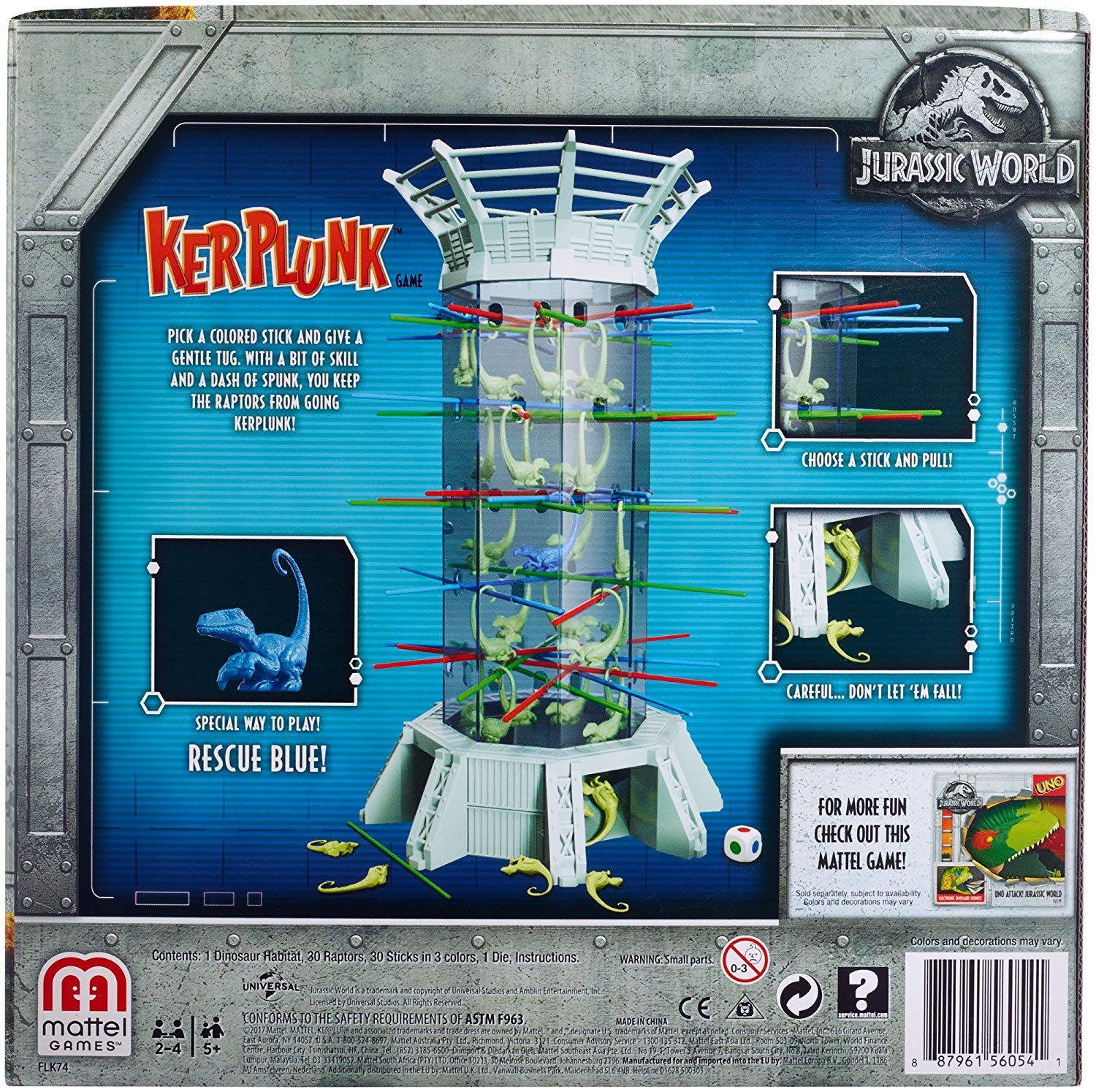 Kerplunk! Raptors Jurassic World [Amazon Exclusive]