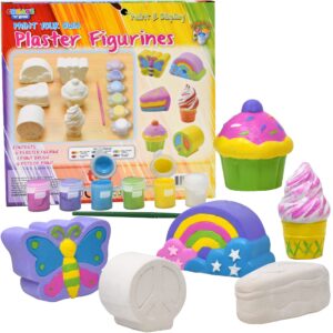 Number 1 in Gadgets Decorate Your Own Figurines, Paint Your Own Kids Set - Includes Six Figurines, Paint Brush, Six Pots of Paint