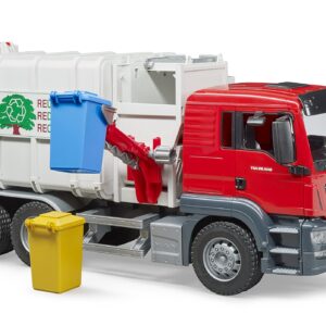 Bruder Man Tgs Side Loading Garbage Truck Vehicles-Toys