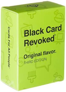 black card revoked: third edition - black culture trivia game as seen in target and on b.e.t | laugh out loud card game for adults | fun for the cookout, game night & all of the holidays