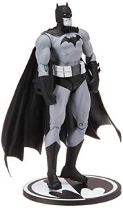 entertainment earth batman black and white hush by jim lee action figure, multicolor