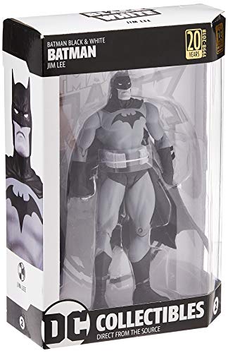 Entertainment Earth Batman Black and White Hush by Jim Lee Action Figure, Multicolor