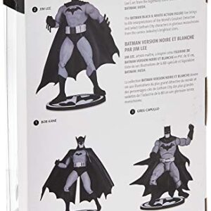 Entertainment Earth Batman Black and White Hush by Jim Lee Action Figure, Multicolor