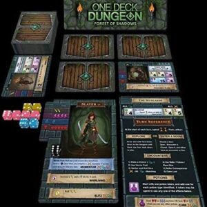 Asmadi Games One Deck Dungeon: Forest of Shadows Board Games , Green