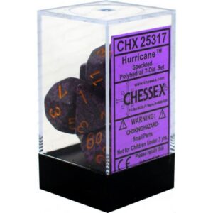 chessex chx25317 dice-speckled hurricane set