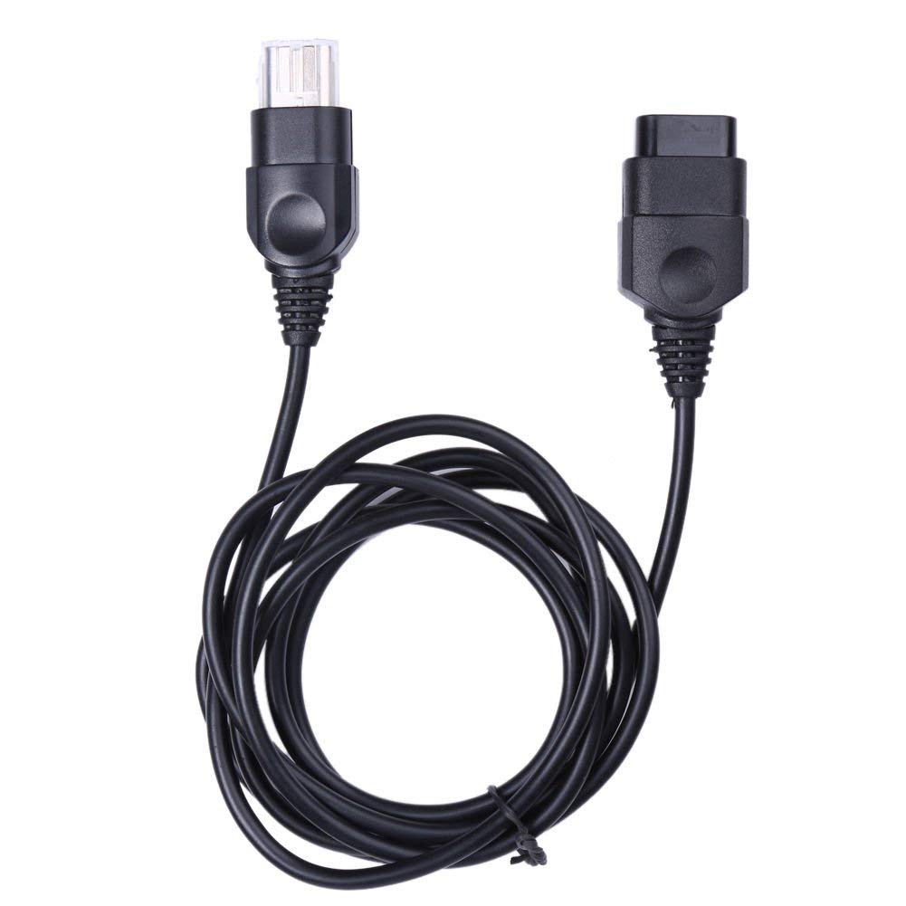 YB-OSANA 2 Packs! Replacement 6ft Extension Cable Extension Cords for Xbox Controller The Oldest Xbox(not for Xbox 360 or Xbox one),Set of 2, Black