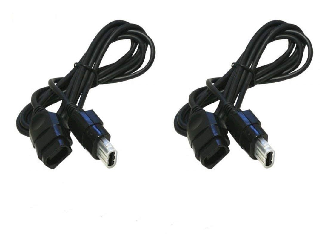 YB-OSANA 2 Packs! Replacement 6ft Extension Cable Extension Cords for Xbox Controller The Oldest Xbox(not for Xbox 360 or Xbox one),Set of 2, Black