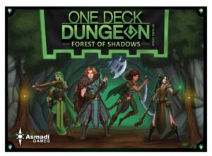 asmadi games one deck dungeon: forest of shadows board games , green