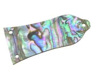 kaish pure custom made natural abalone shell guitar truss rod cover with 3 holes for epi lp les paul