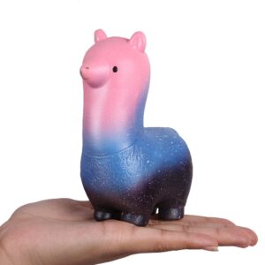 Anboor 4.7" Squishies Alpaca Galaxy Slow Rising Kawaii Lamb Scented Soft Sheep Animal Squishies Toys