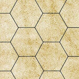 MegaMat - Reversible - 34 1/2 X 48 Oyster Vinyl 1.5" Squares & 1.5" Hexes