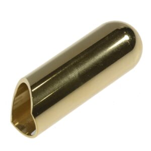 the rock slide polished brass balltip slide - large