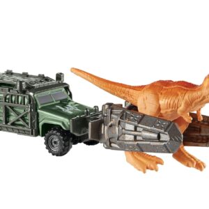 MATCHBOX JURASSIC WORLD DINO TRANSPORTERS TYRANNO-HAULER Vehicle and figure