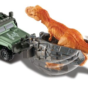 MATCHBOX JURASSIC WORLD DINO TRANSPORTERS TYRANNO-HAULER Vehicle and figure