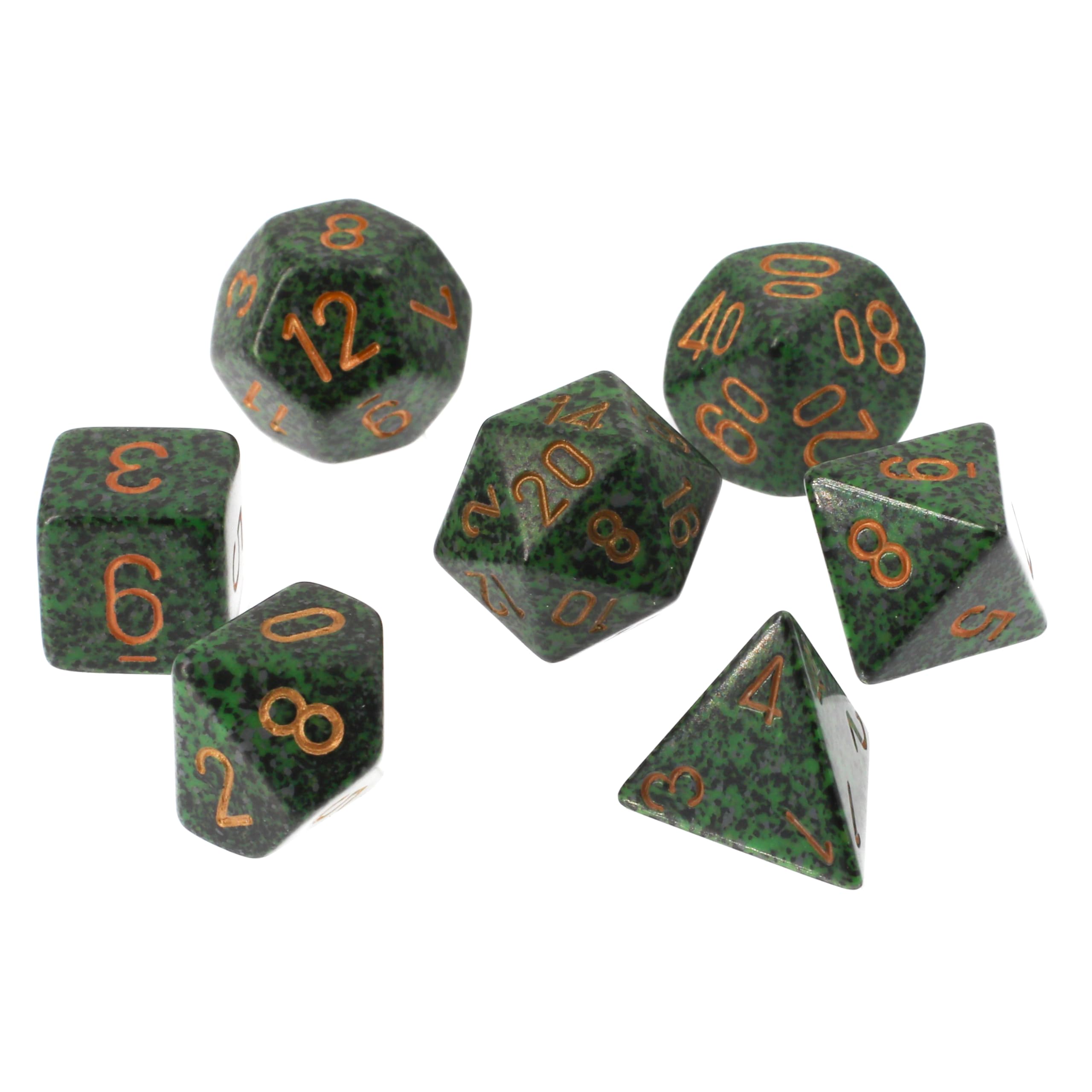 Chessex Speckled® Polyhedral Golden Recon™ 7-Die Set