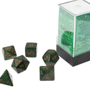 Chessex Speckled® Polyhedral Golden Recon™ 7-Die Set