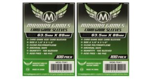 mayday game card sleeves 2 1/2" x 3 1/2" (100/pack) (2 pack)