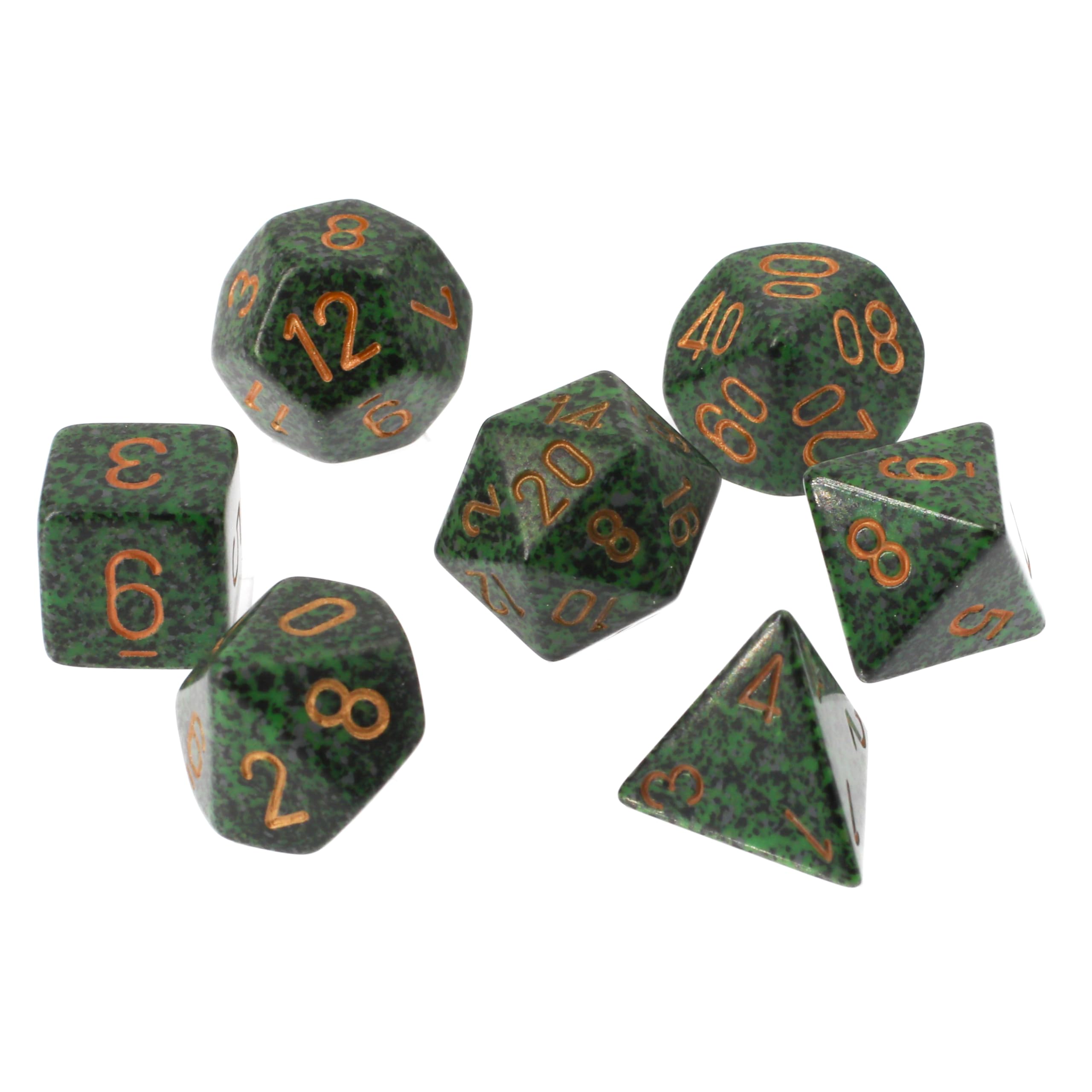 Chessex Speckled® Polyhedral Golden Recon™ 7-Die Set