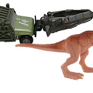 MATCHBOX JURASSIC WORLD DINO TRANSPORTERS TYRANNO-HAULER Vehicle and figure