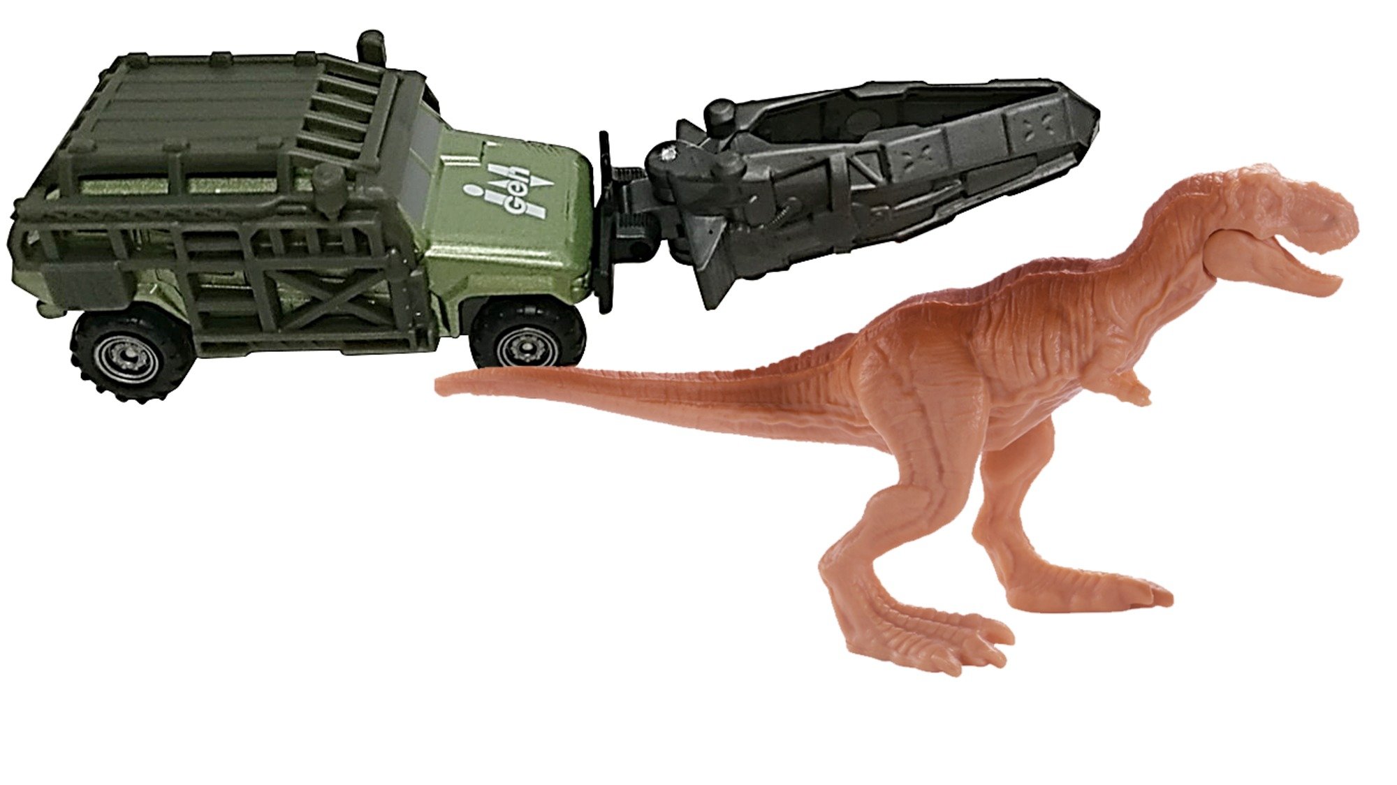 MATCHBOX JURASSIC WORLD DINO TRANSPORTERS TYRANNO-HAULER Vehicle and figure