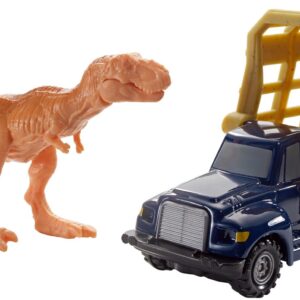 MATCHBOX JURASSIC WORLD DINO TRANSPORTERS T. Rex Trailer