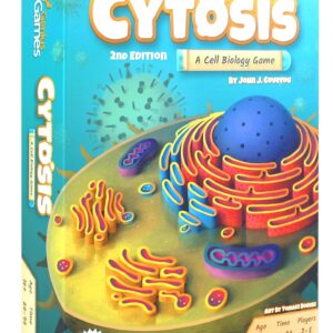 Cytosis: A Cell Biology Board Game | A Science Accurate Strategy Board Game About Building Proteins, Carbohydrates, Enzymes, Organelles, & Membranes | Fun Science Games for Adults & Family Game Night