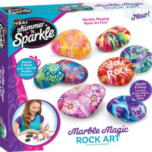 Shimmer ‘n Sparkle Marble Magic Rock Art Craft Kit