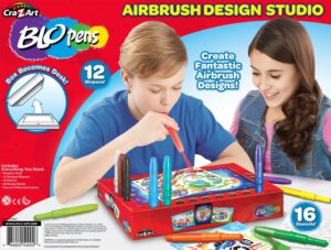 cra z art blo pens studio design station airbrush craft kit