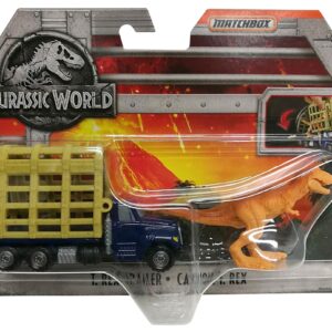 MATCHBOX JURASSIC WORLD DINO TRANSPORTERS T. Rex Trailer