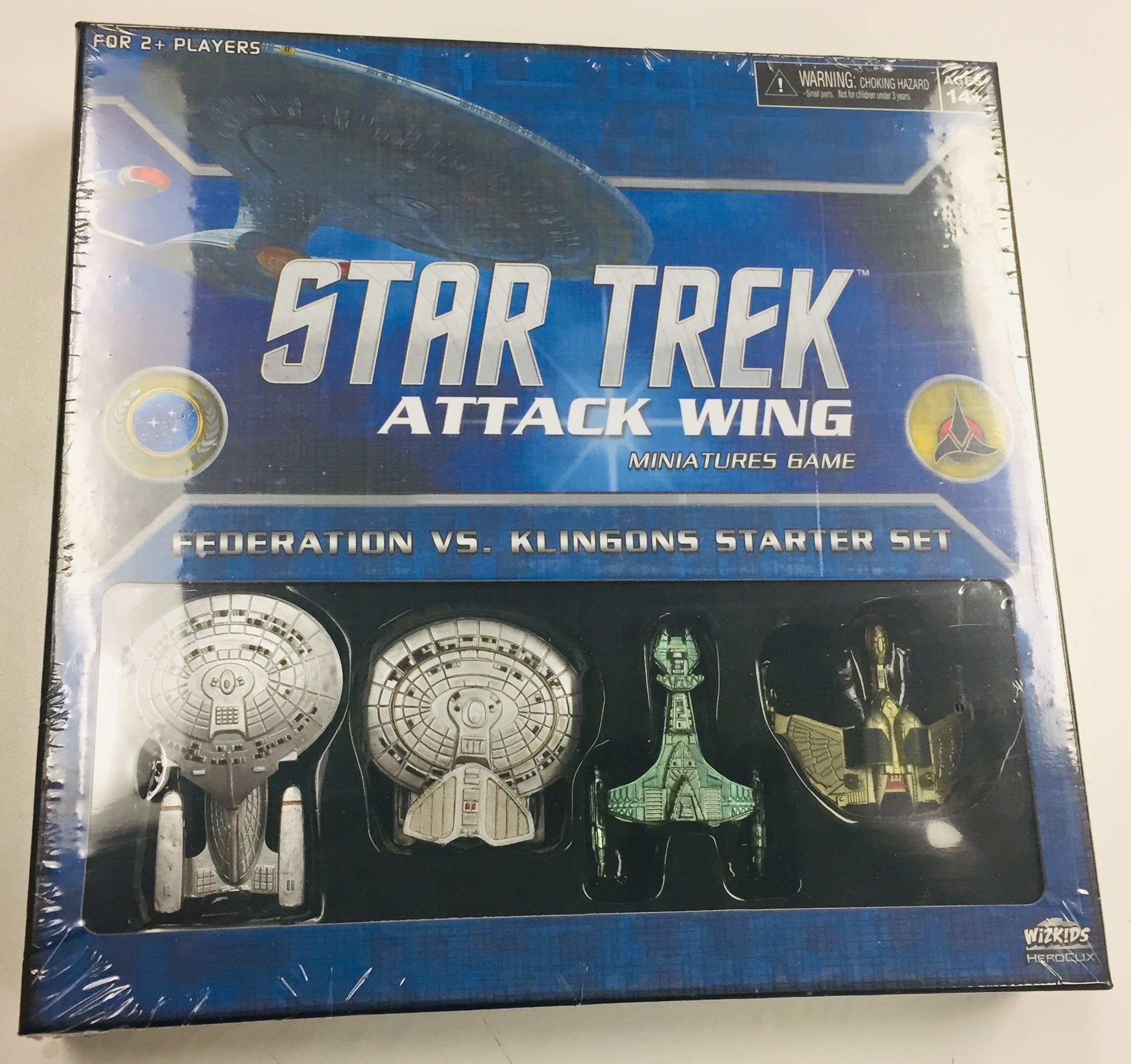 WizKids Star Trek: Attack Wing Starter Set - Federation vs. Klingons