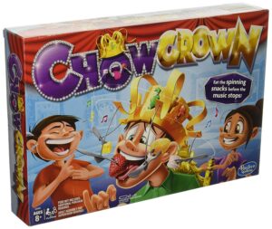 hasbro gaming chow crown game kids electronic spinning crown snacks food kids & family game