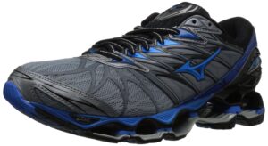 mizuno men's wave prophecy 7 running shoes, trade winds/black, 8 d us