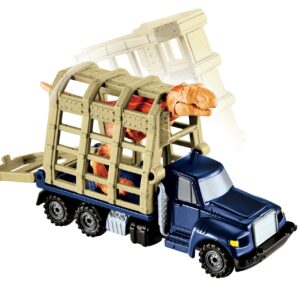 MATCHBOX JURASSIC WORLD DINO TRANSPORTERS T. Rex Trailer