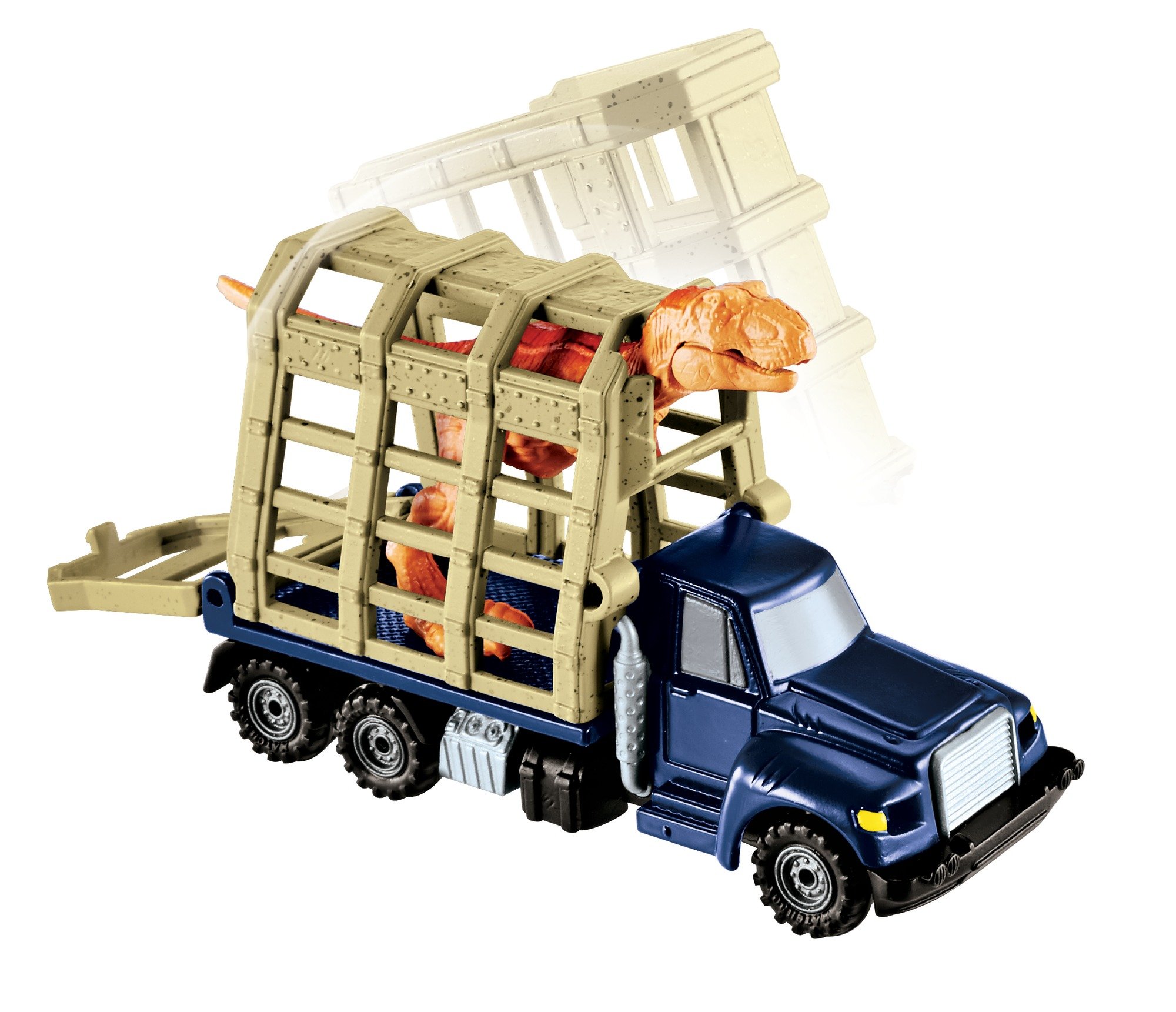 MATCHBOX JURASSIC WORLD DINO TRANSPORTERS T. Rex Trailer