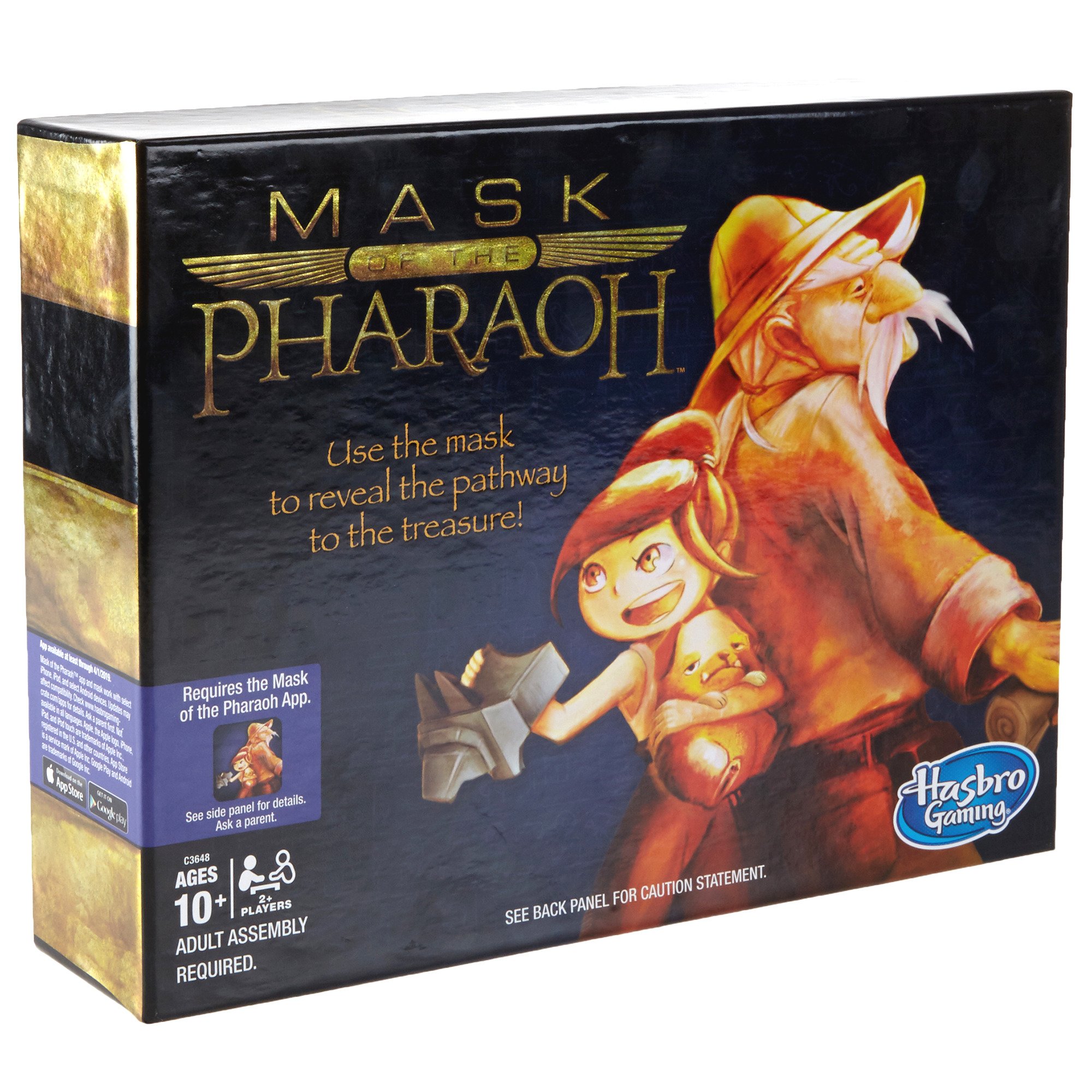 Hasbro Gaming Mask of the Pharaoh Board Game, Kids Game, Virtual Reality Game (VR Game), Ages 10 and up (Amazon Exclusive)