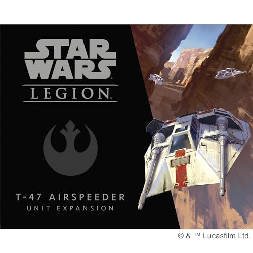 Star Wars Legion T-47 Airspeeder EXPANSION | Two Player Battle Game | Miniatures Game | Strategy Game for Adults and Teens | Ages 14 and up | Average Playtime 3 Hours | Made by Atomic Mass Games