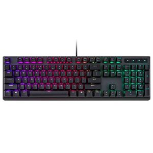 Cooler Master MK-750-GKCM1-US MasterKeys MK750 RGB LED Mechanical Gaming Keyboard, Cherry MX Brown, RGB LED, Full Size, Wrist Rest (Large)